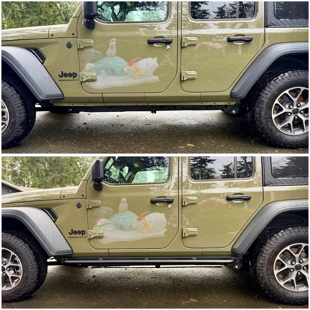 2025 JLU Sport S Install: RedRock Enhanced Rubi Rails (Jeep Licensed ...