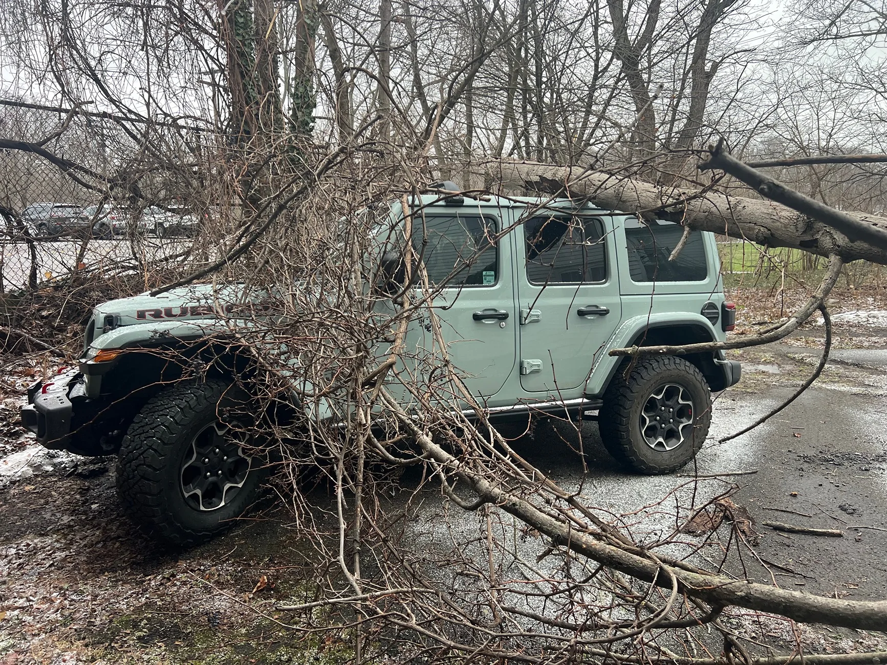 Hardtop repair? Tree fell on my Jeep | Jeep Wrangler Forums (JL / JLU ...