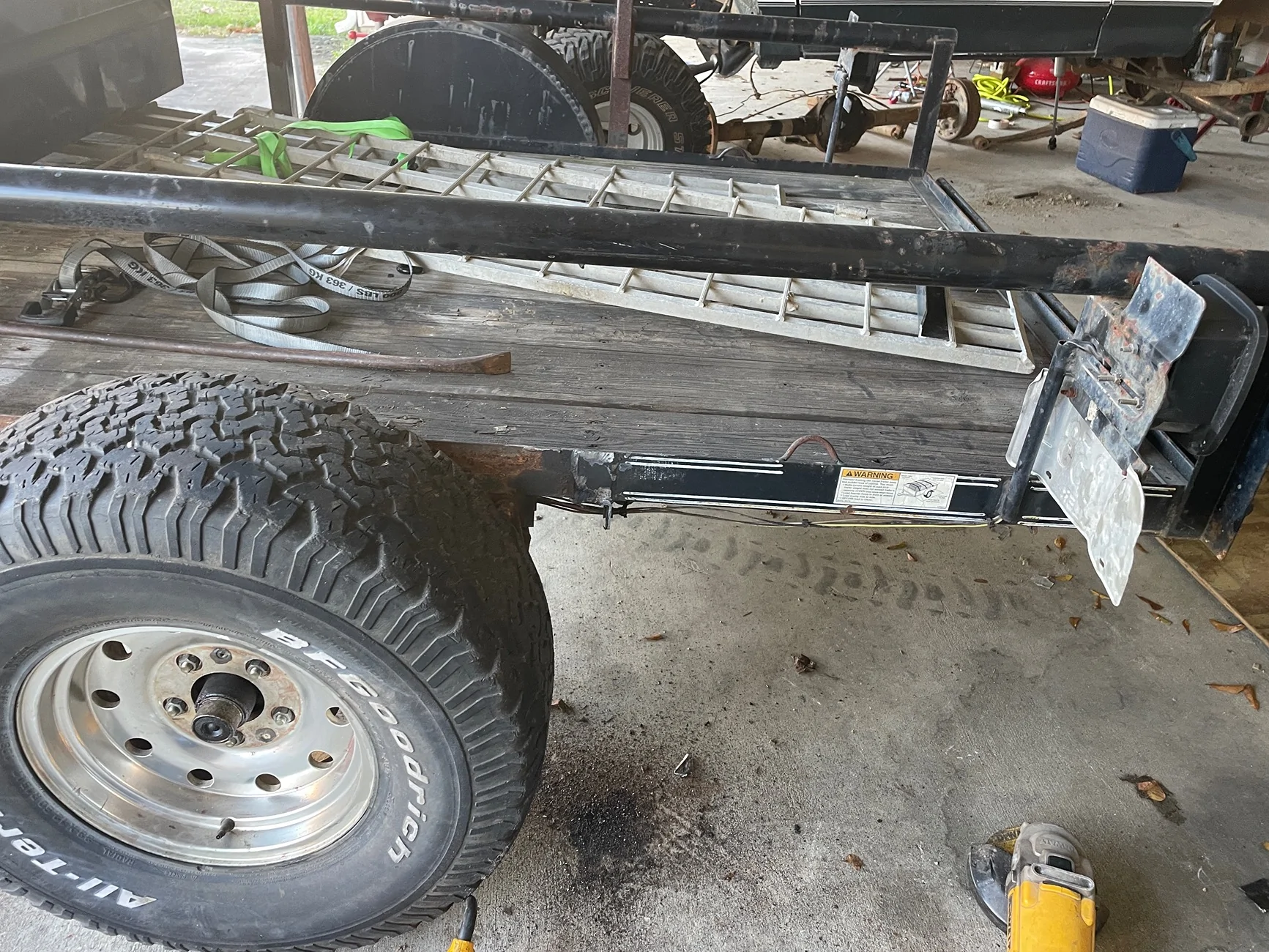 Big tire 6x8 trailer build, short and dirty. | Jeep Wrangler Forums (JL ...