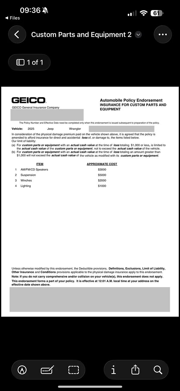 Insurance says “Off-road use is covered” - Take it to the grave? | Page ...