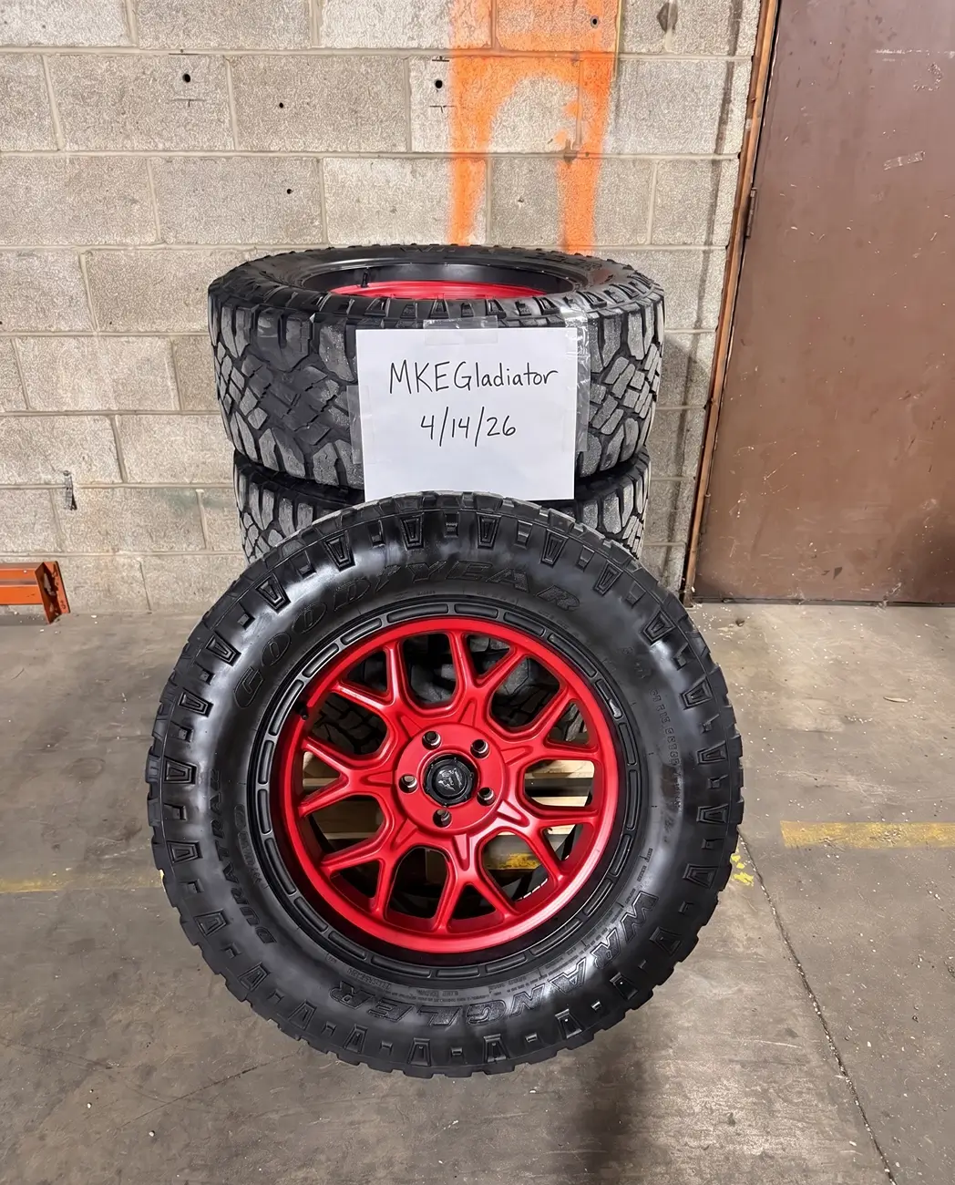 Wisconsin - 20" Rims with 35" Goodyear Duratrac Tires | Jeep Wrangler ...