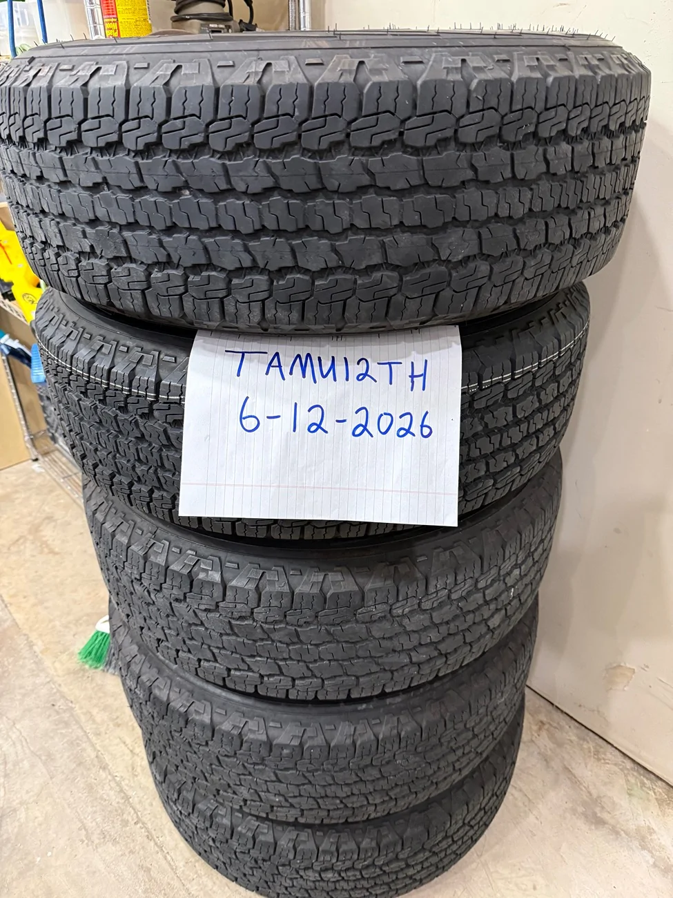 Texas - Set of 5 Jeep Wrangler Sport S Take Off Wheels and Tires | Jeep ...