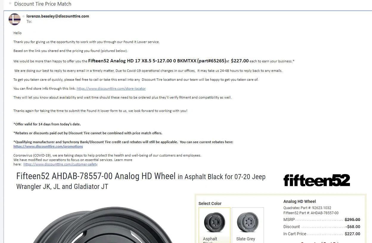 Help me decide: 52 Analog HD, Method 704, Warlord 17x8 | Jeep Wrangler ...