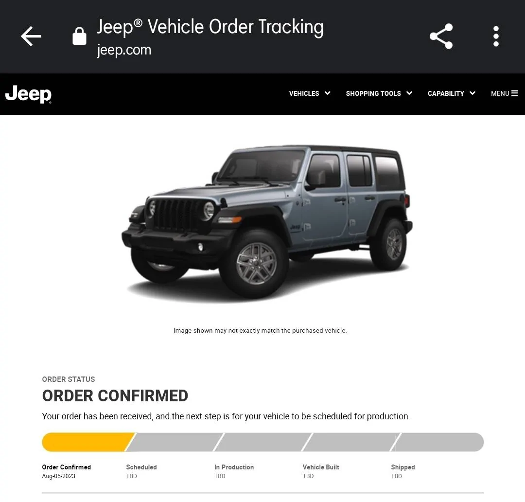 Manual Transmission 2024 Order Waiting Room | Page 12 | Jeep Wrangler ...