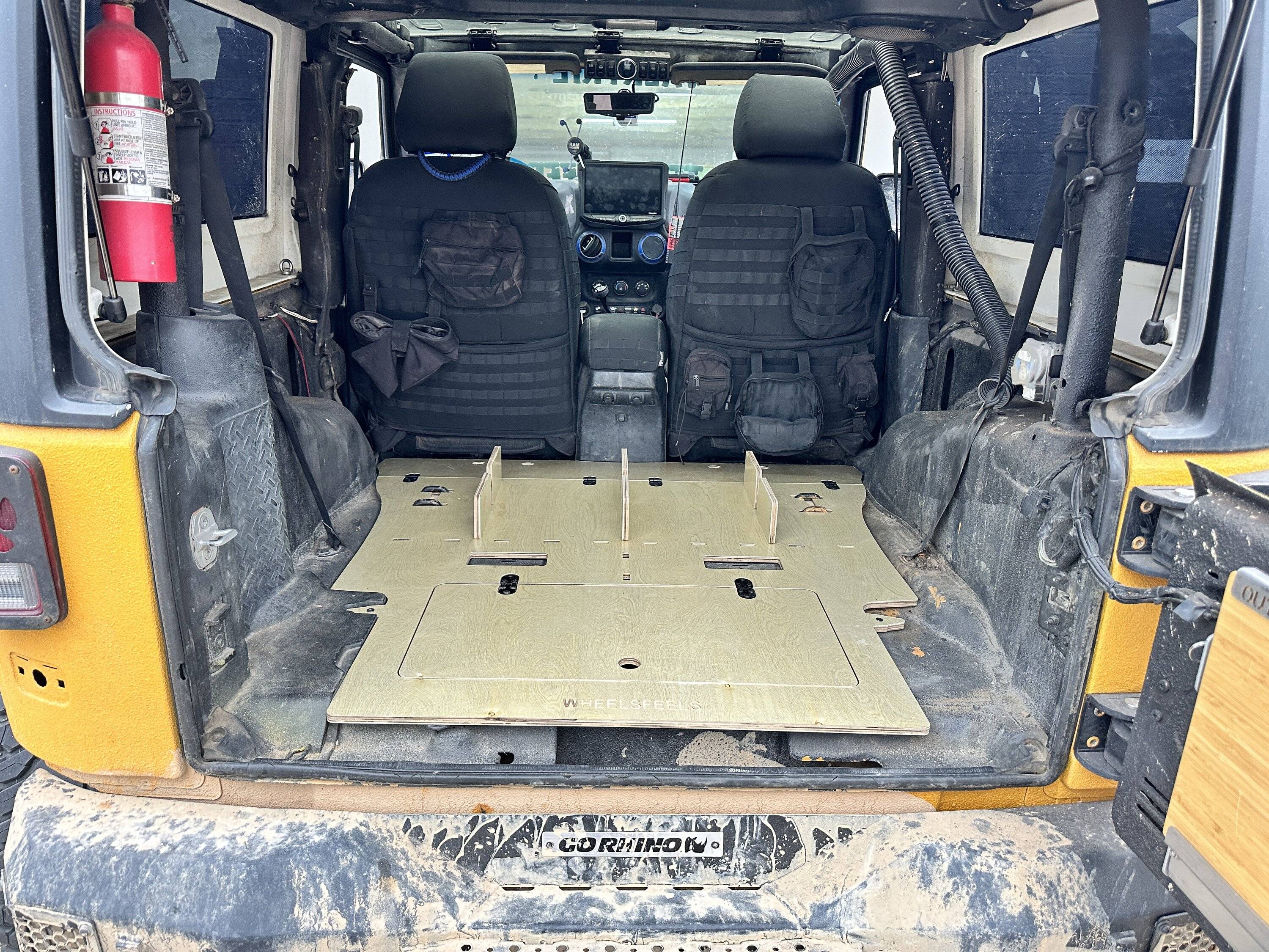 Upgrade your Jeep Wrangler with the Floor with dividers for JK 2-doors ...
