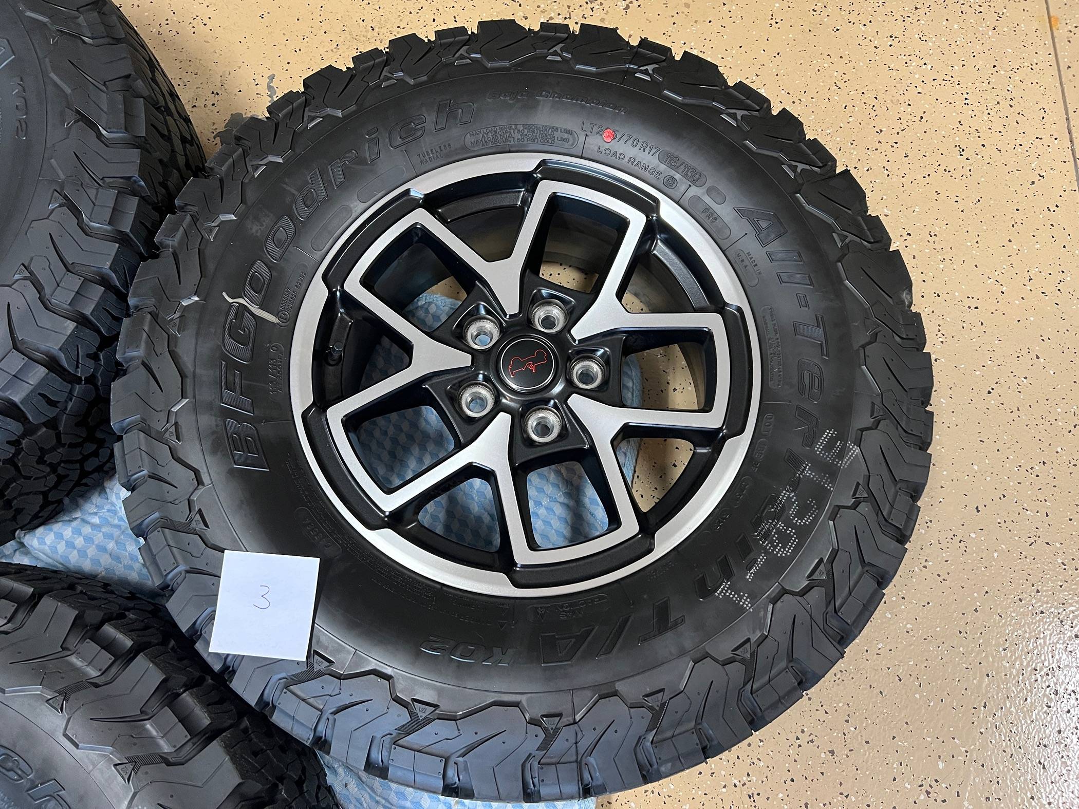 Florida - FS: 2024 Rubicon Take-Off Wheels & Tires (5), with OEM TPMS ...
