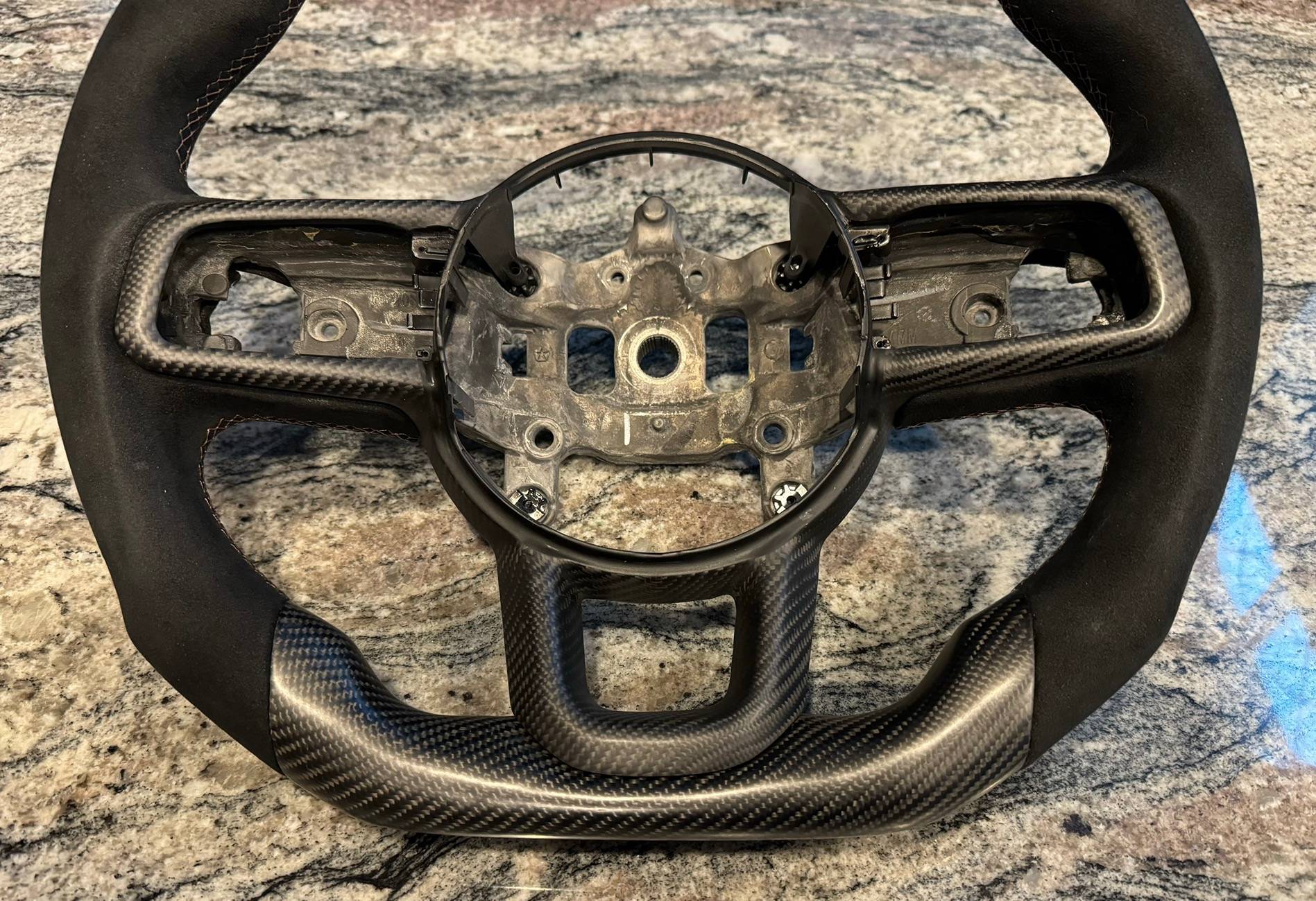 New Jersey - MHF Steering Wheel Matte Carbon Fiber w/Alacantra | Jeep ...