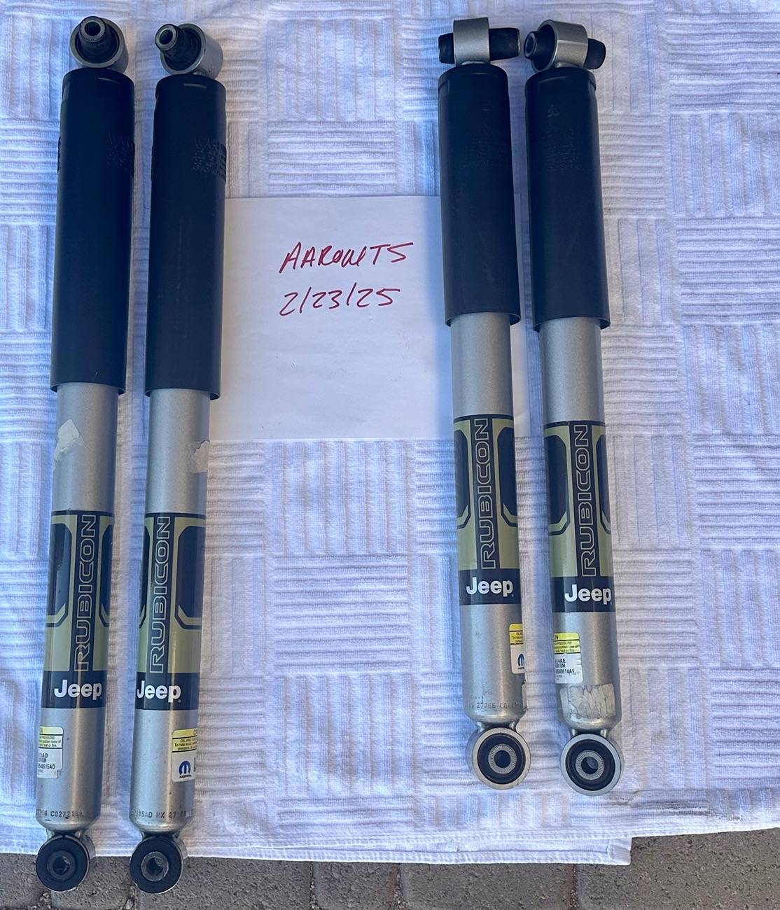 Arizona - OEM Rubicon 392 Shocks. | Jeep Wrangler Forums (JL / JLU ...